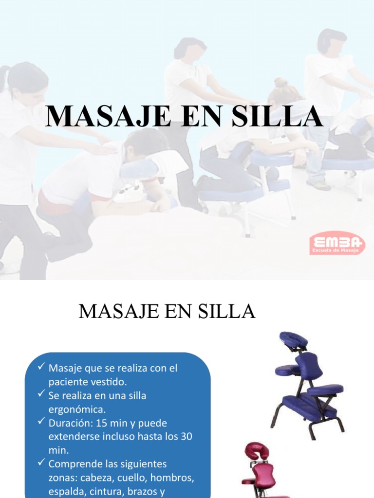 Masaje en Silla | PDF | Anatomía | Medicina CLINICA