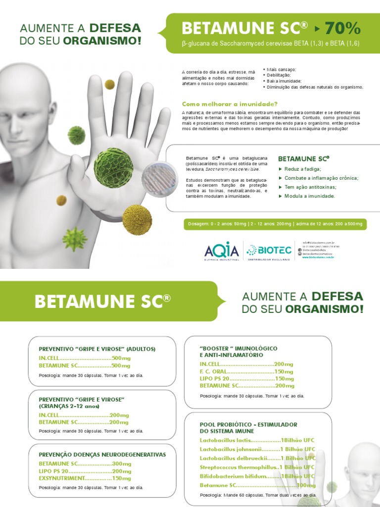 Betamune SC | PDF | Imunologia | Medicina Clínica