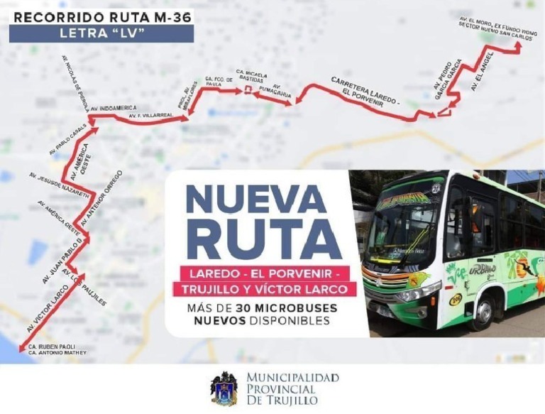 Imagen de La Ruta M-36 Letra Lv-36 (Nuevo California) | PDF