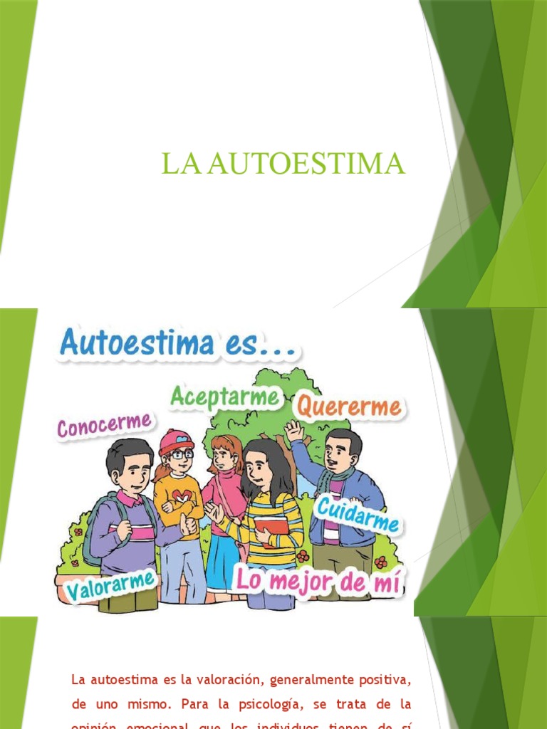 La Autoestima | PDF | Autoestima | Motivacional
