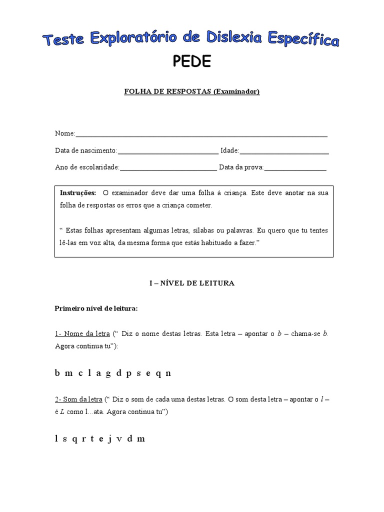 PEDE - Completo | PDF | Fonética | Linguística