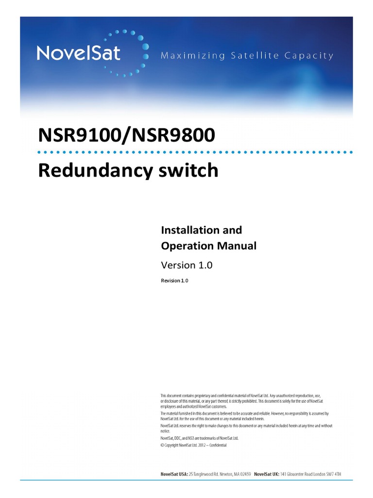 NSR User Guide V1.0 | PDF | World Wide Web | Internet & Web