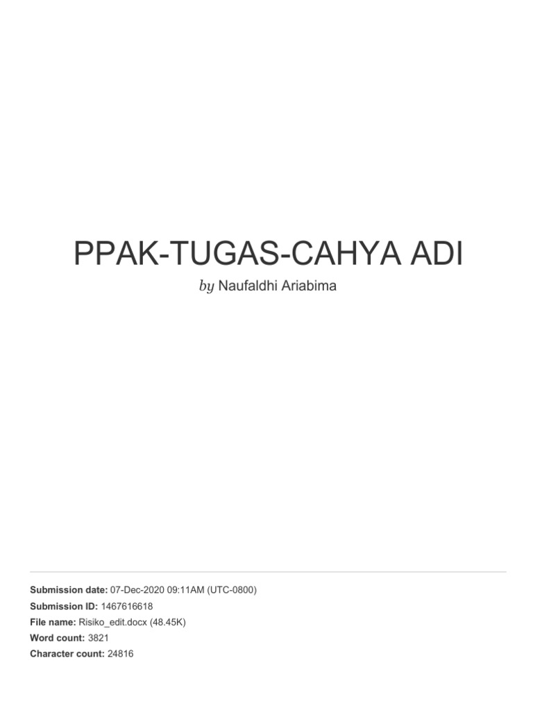 Ppak-Tugas-Cahya Adi | PDF