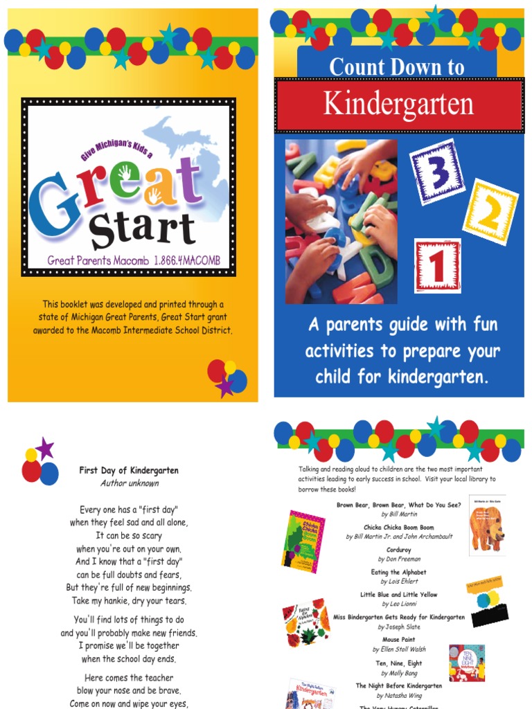 K Countdown Booklet | PDF | Toys