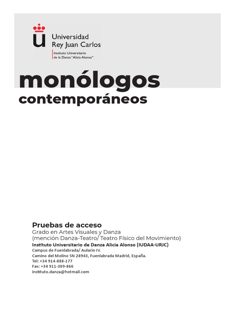 Monólogos Contemporáneos | PDF