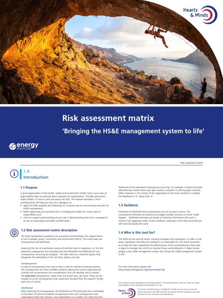 Risk Assessment Matrix Sample Pages | PDF | Risk | Risk Assessment