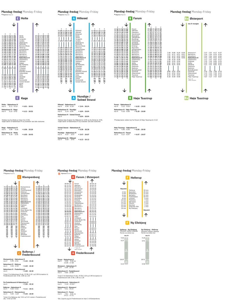 Køreplan | S-tog | K15 | V2 | DSB | PDF