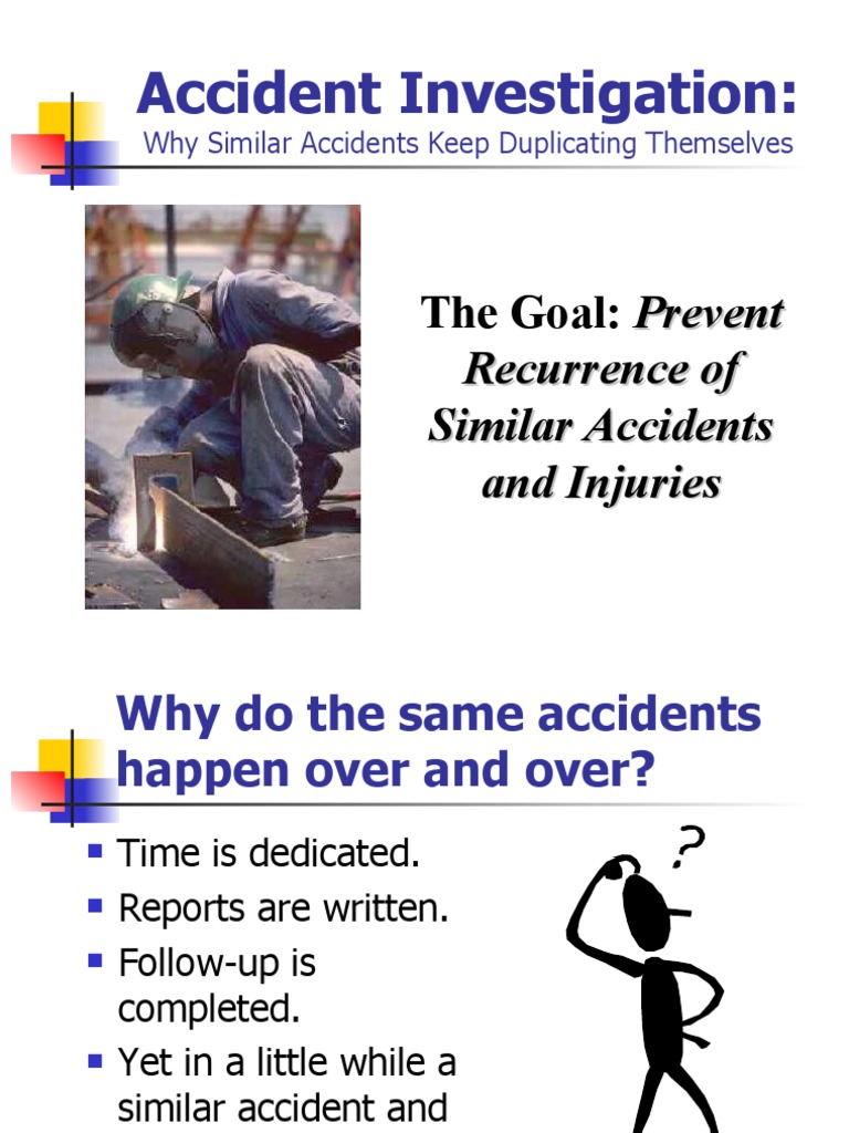 Preventing Recurrence of Accidents | PDF | First Aid