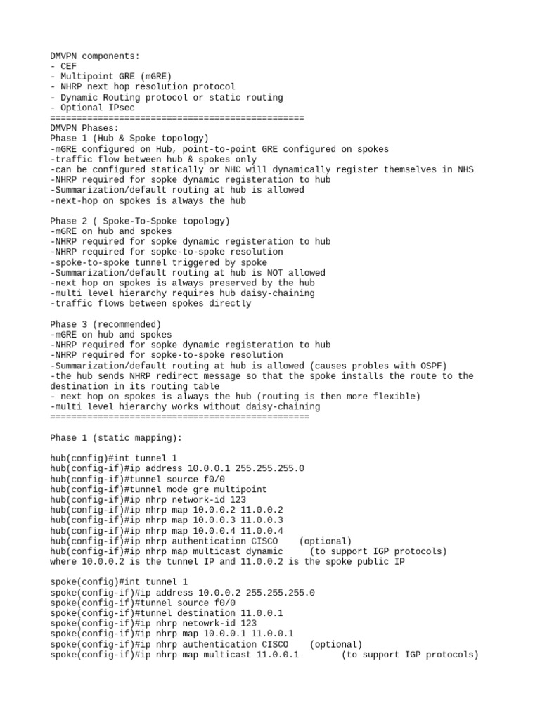 DMVPN | Download Free PDF | Network Architecture | Computer Engineering