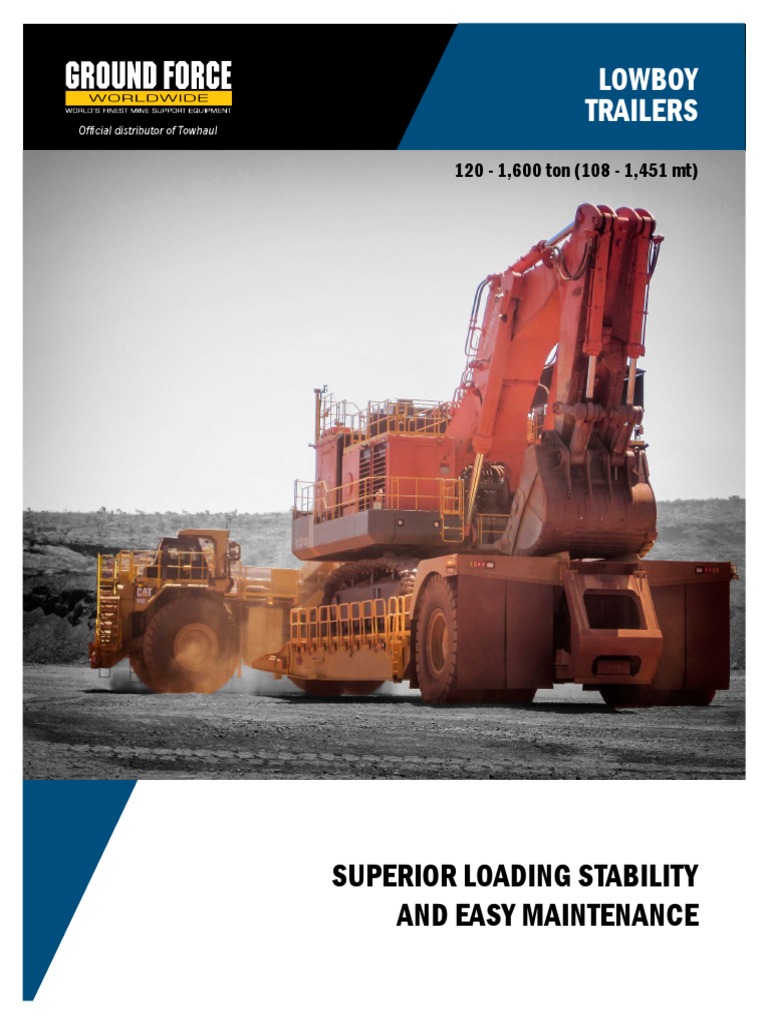 Lowboy Trailers: Superior Loading Stability and Easy Maintenance | PDF ...
