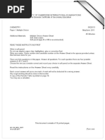 Cambridge IGCSE: Chemistry 0620/42 | PDF | Ion | Chemical Reactions