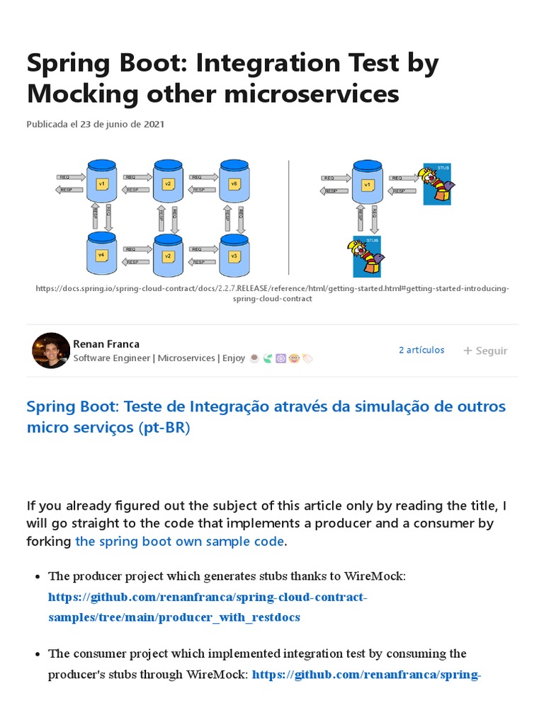 Spring Boot - Integration Test by Mocking Other Microservices ...