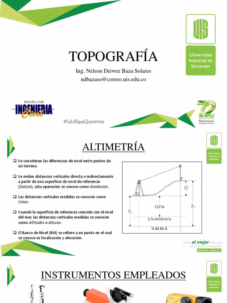 Clase 9 | PDF | Topografía | Ciencias fisicas