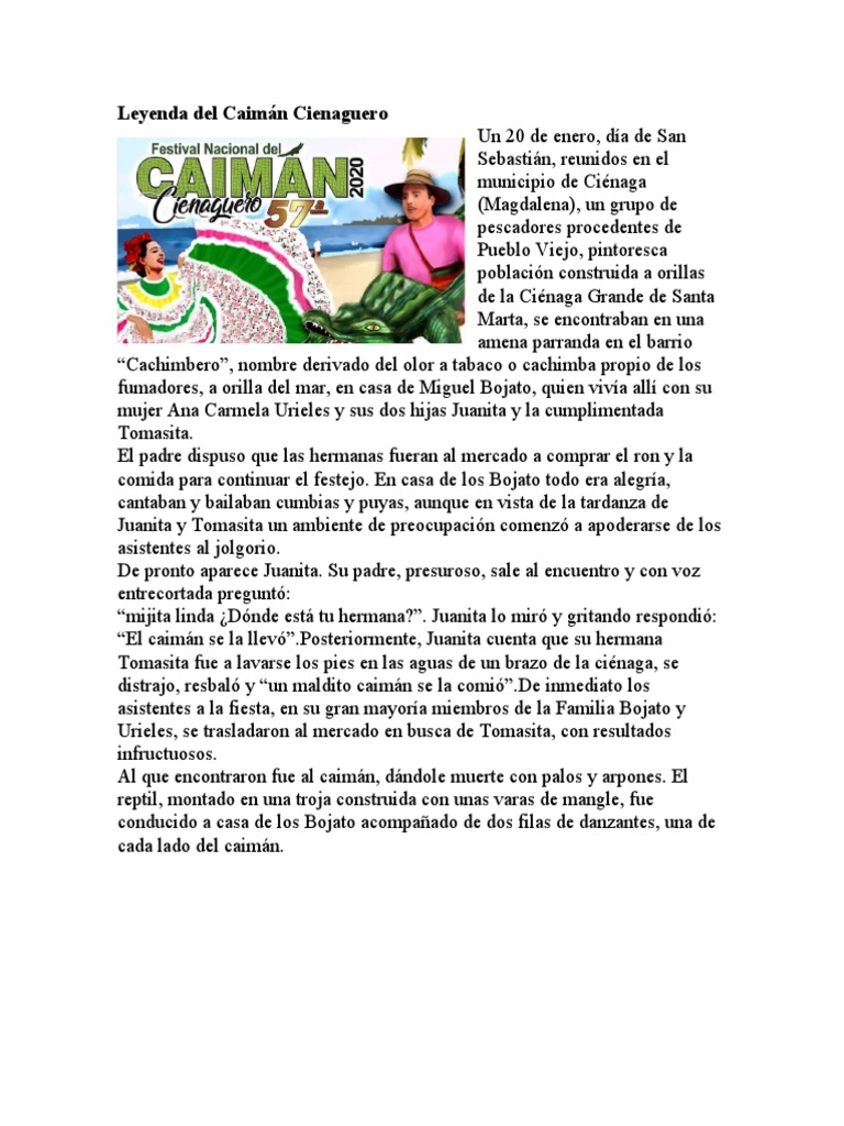 Leyenda Del Caiman | PDF