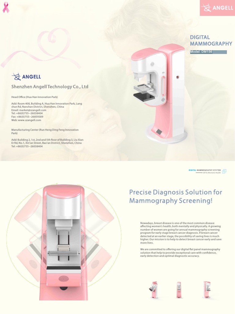 Shenzhen Angell Technology Co., LTD: Model: DM156 | PDF | Mammography ...