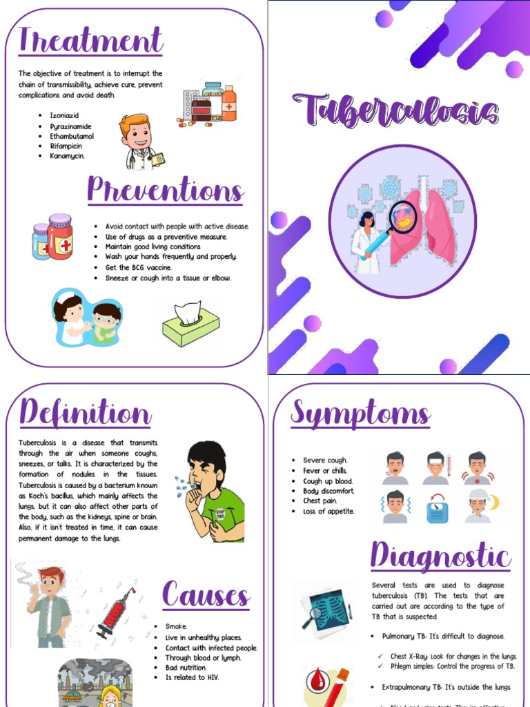 Díptico Exposición TBTrabajo Grupal | PDF | Tuberculosis | Microbiology