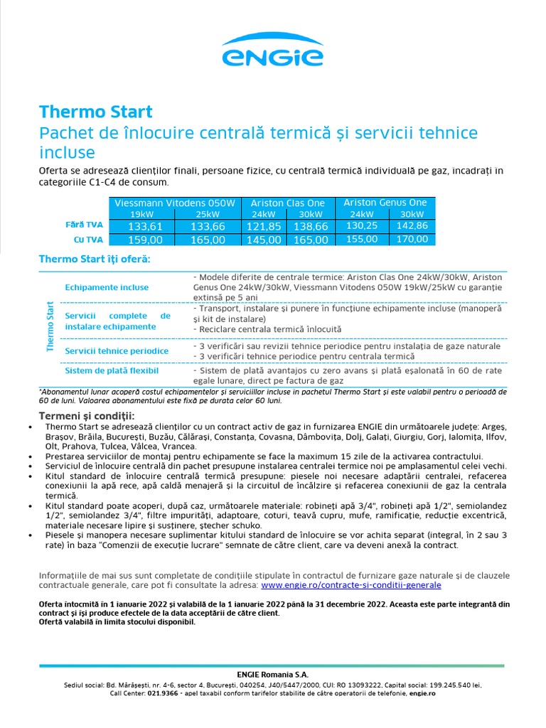 Engie Thermo Start | PDF