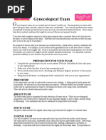 Pap Smear: Position The Patient | PDF | Cervical Cancer | Gynaecology