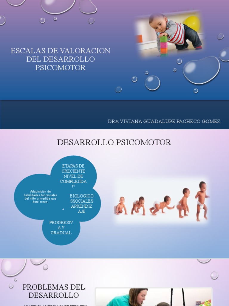Escalas de Valoracion Del Desarrollo Psicomotor | Descargar gratis PDF | Manual Diagnóstico y ...