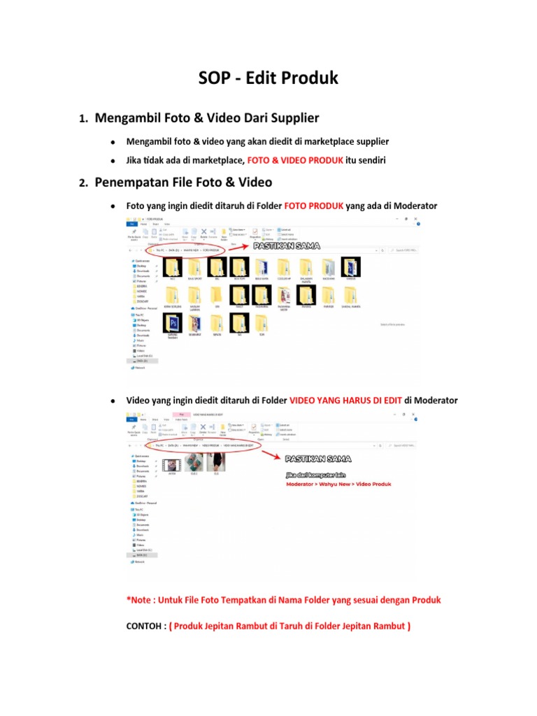 Sop - Edit Produk | PDF | Komputer