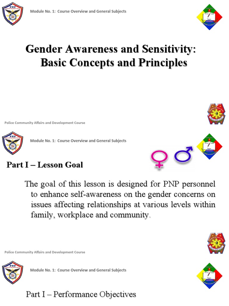 Basic Gender Concepts for PNP Personnel | PDF | Gender Role | Woman