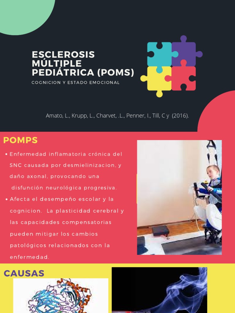 Esclerosis Múltiple Pediátrica | PDF | Esclerosis múltiple | Las emociones
