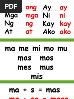 Filipino Sight Words | PDF