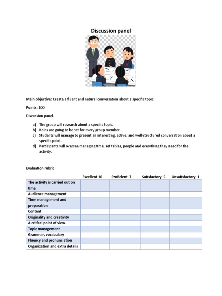 Discussion Panel | PDF | Language Arts & Discipline