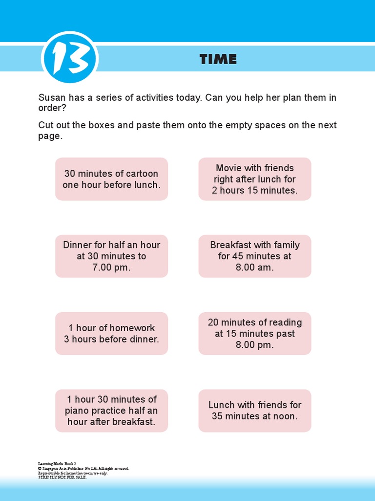 Learning Maths Book 2 © Singapore Asia Publishers Pte Ltd. All Rights ...