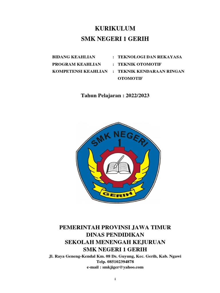 Dokumen I KTSP Tkro | PDF