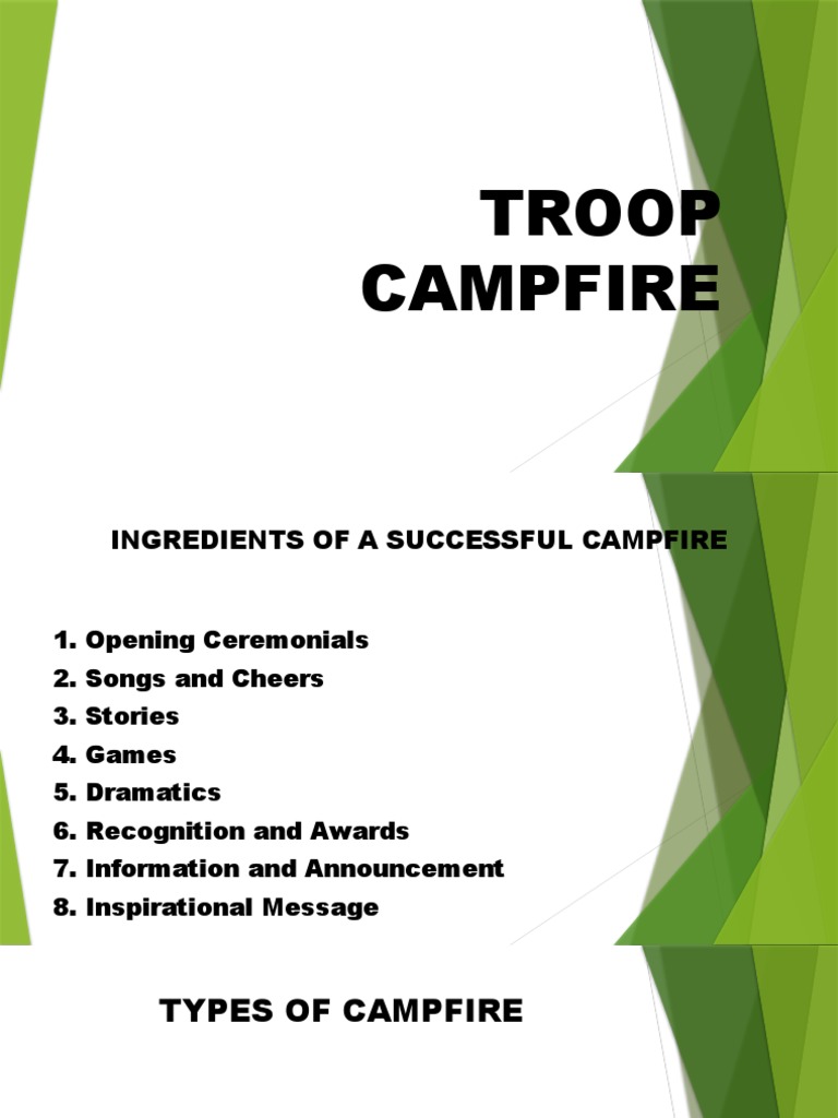 JIKOY Presentation (TROOP CAMPFIRE) | PDF | Sports & Recreation | Art