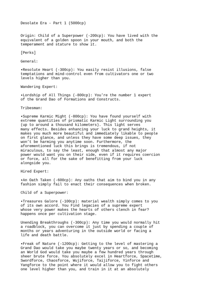 Desolate Era-Part 1 | PDF | Religious Belief And Doctrine | Chinese ...