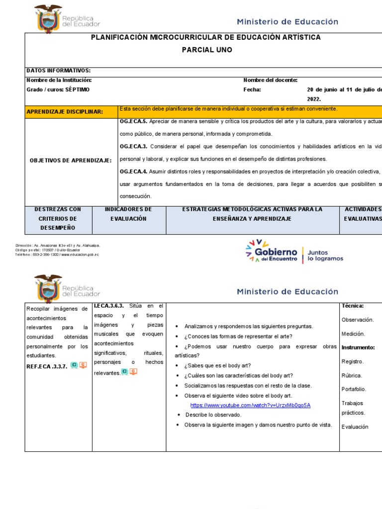 7mo - Eca - Micro - Pud | PDF | Evaluación | Aprendizaje