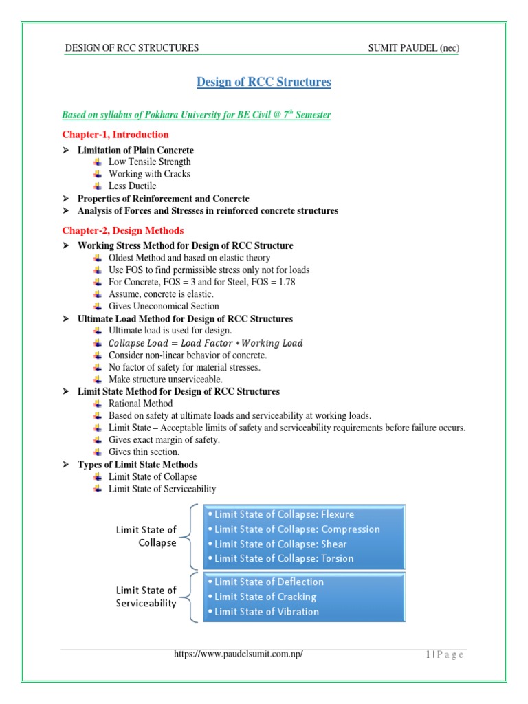 Design of RCC Structures Review PDF | PDF | Beam (Structure) | Bending
