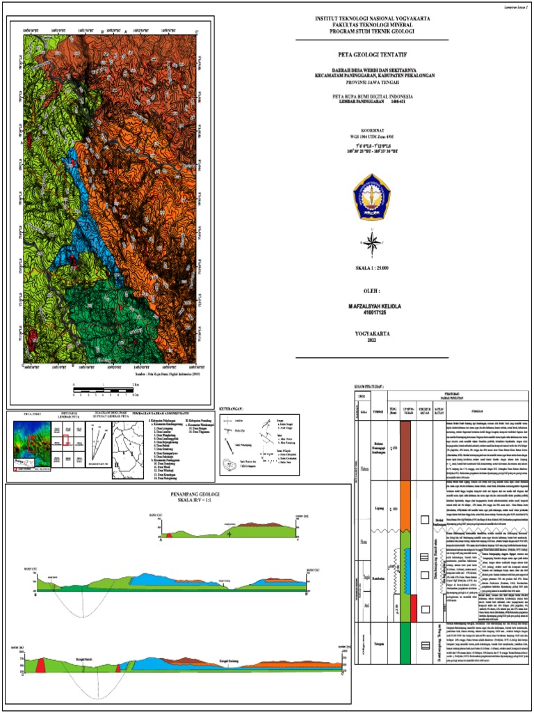 Peta Geologi Print | PDF