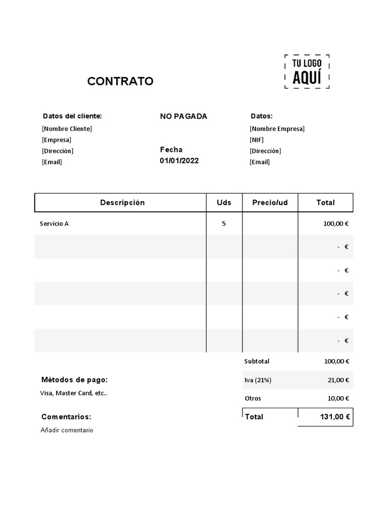 Factura Proforma Word | PDF