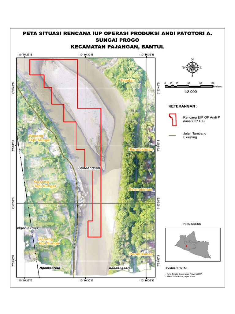 Peta Situasi Rencana Tambang | PDF