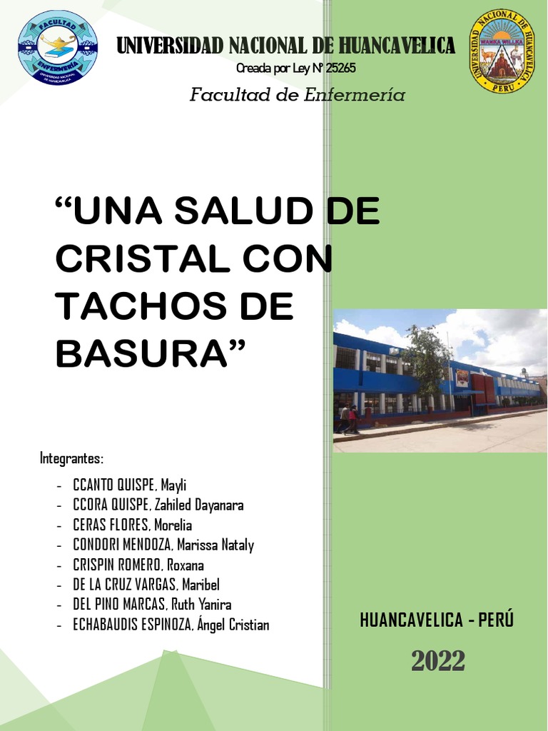 Tachos de Basura para Clases Saludables | PDF | Residuos | Presupuesto