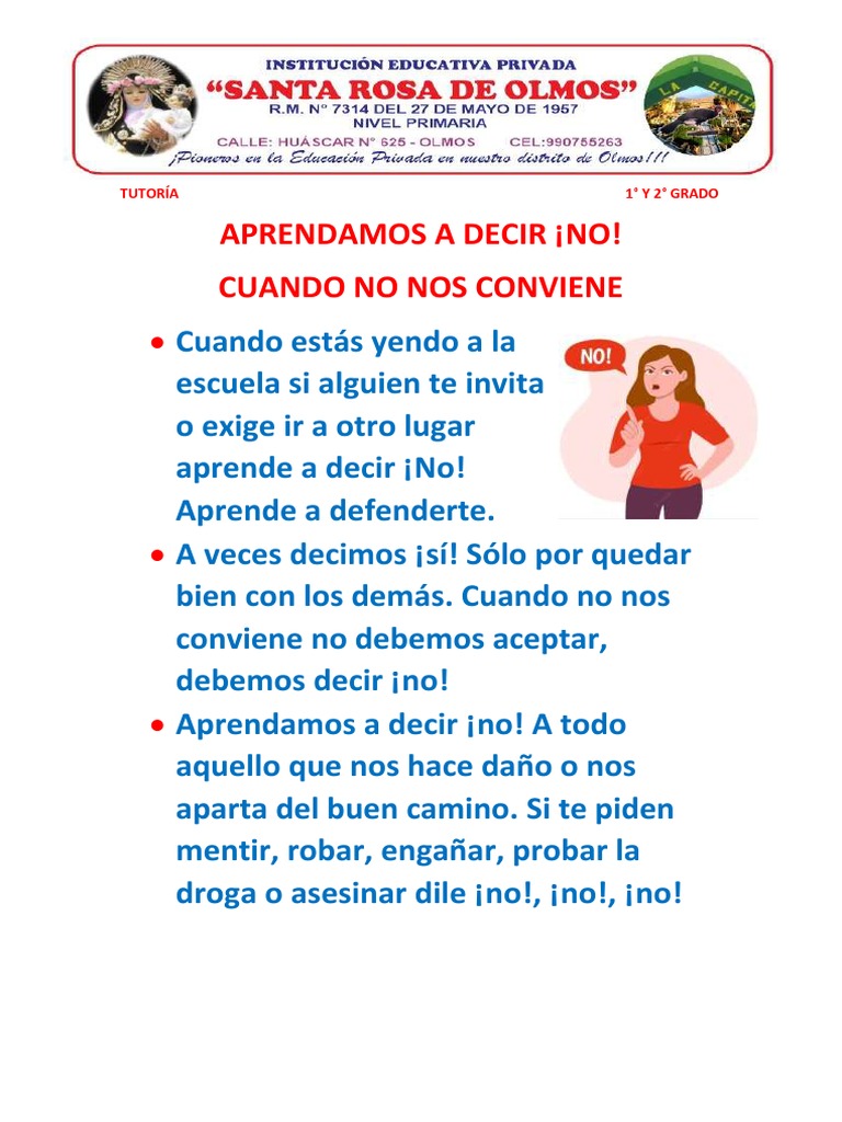 Aprende A Decir ¡No! | PDF Aprende A Decir ¡No! | PDF