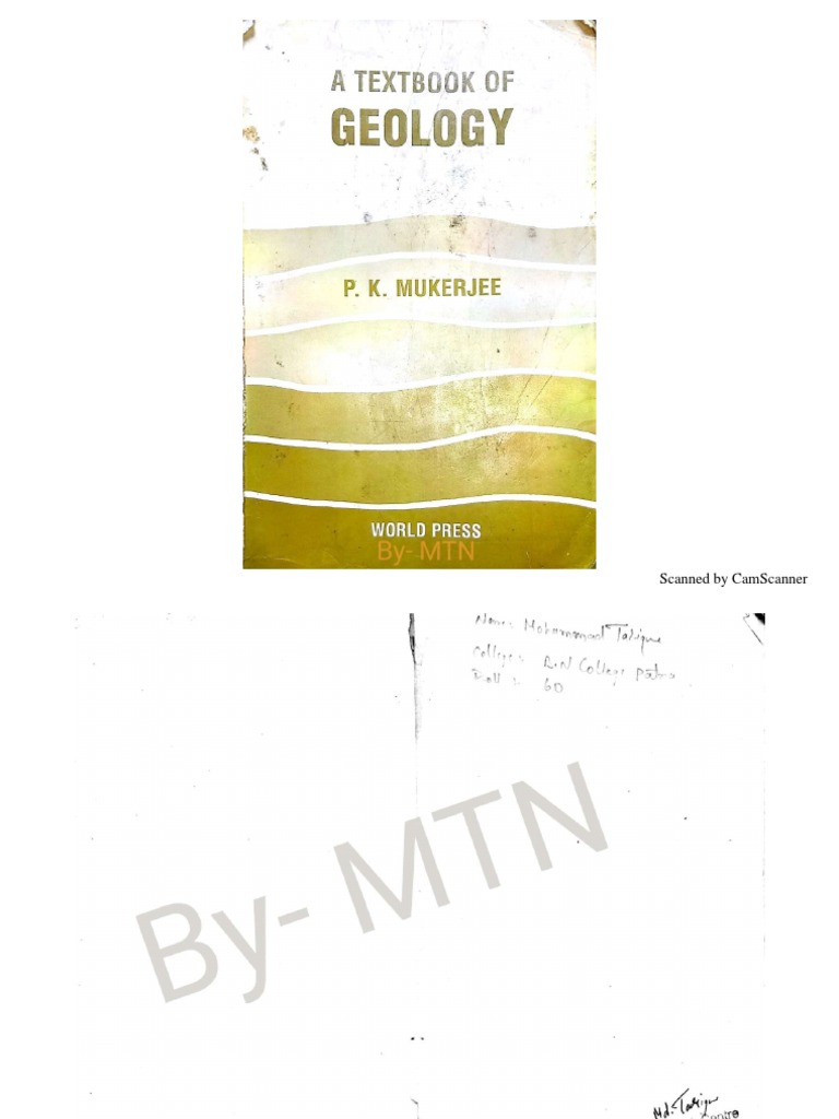 89 - Geoshare - in - Text Book of Geology by PK Mukherjee | PDF
