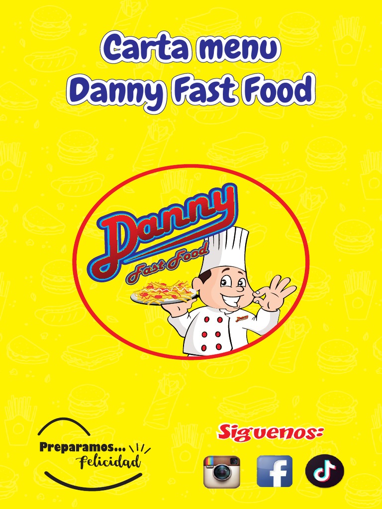 Carta Menu Danny 2022 | PDF | Pancho | Hamburguesas