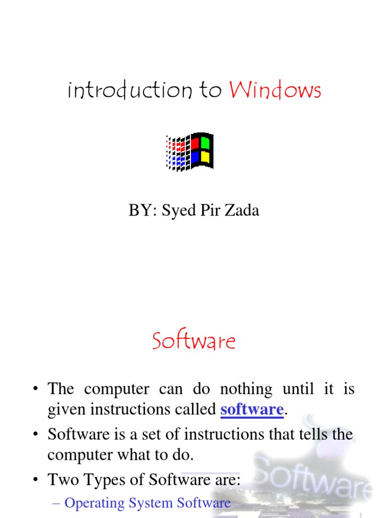 Introduction To Windows | Download Free PDF | Window (Computing) | Microsoft Windows
