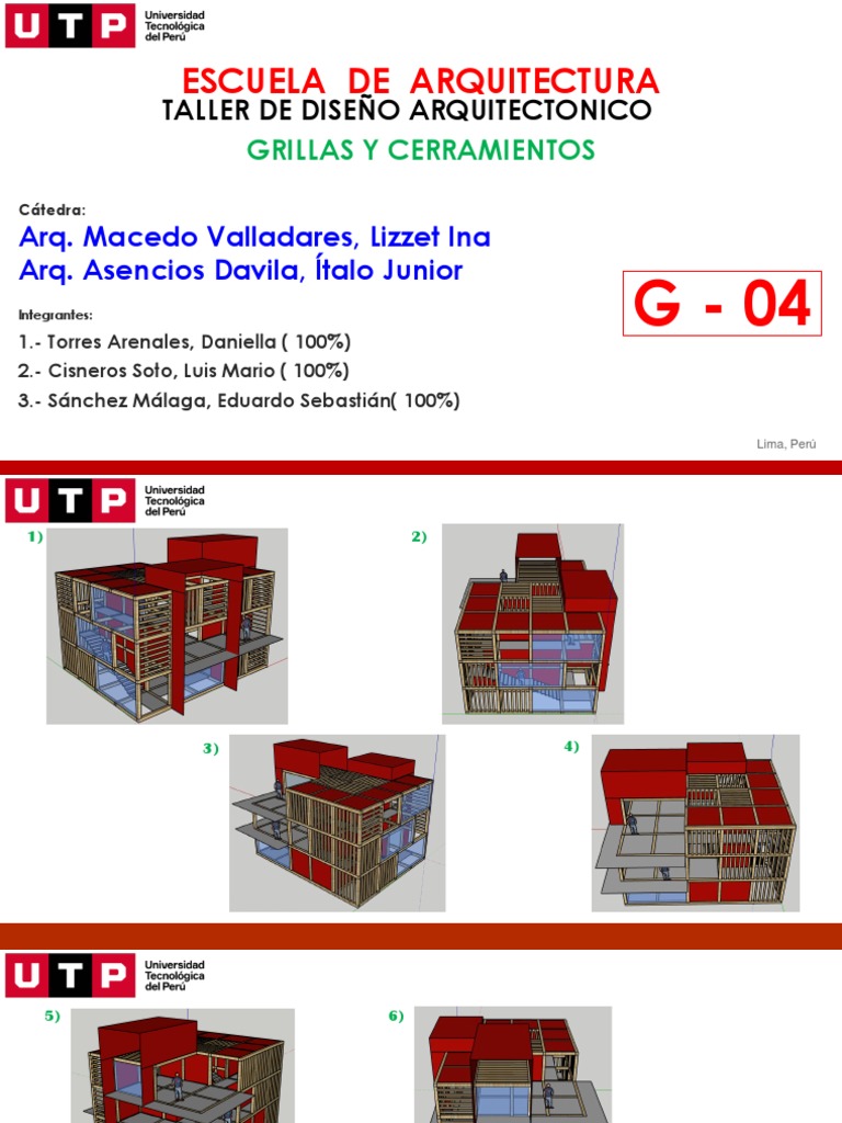 Grillas y Cerramientos en Arquitectura | PDF