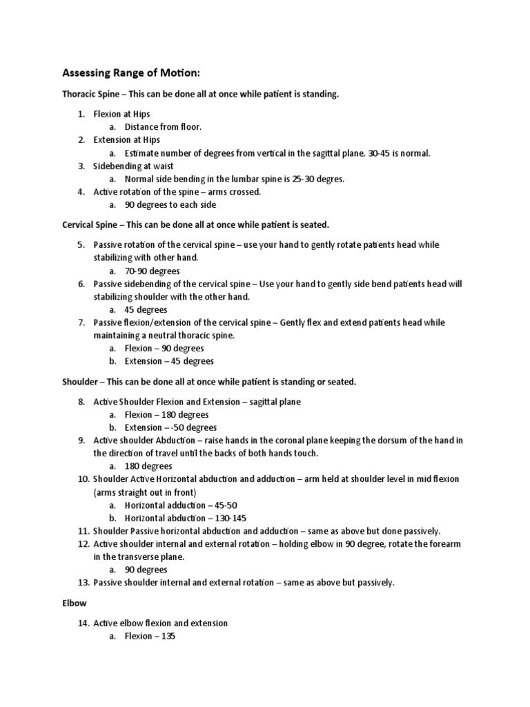 OMM Practical 1 | PDF | Anatomical Terms Of Motion | Anatomy