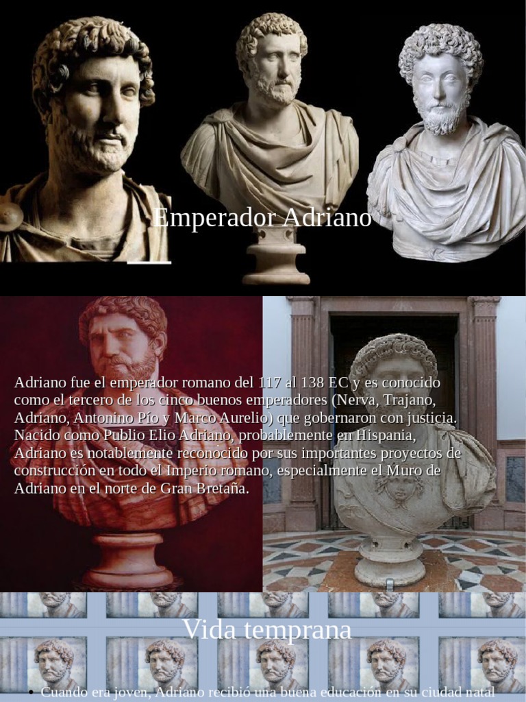 Presentacion Emperador Adriano | PDF | imperio Romano | Marco Aurelio