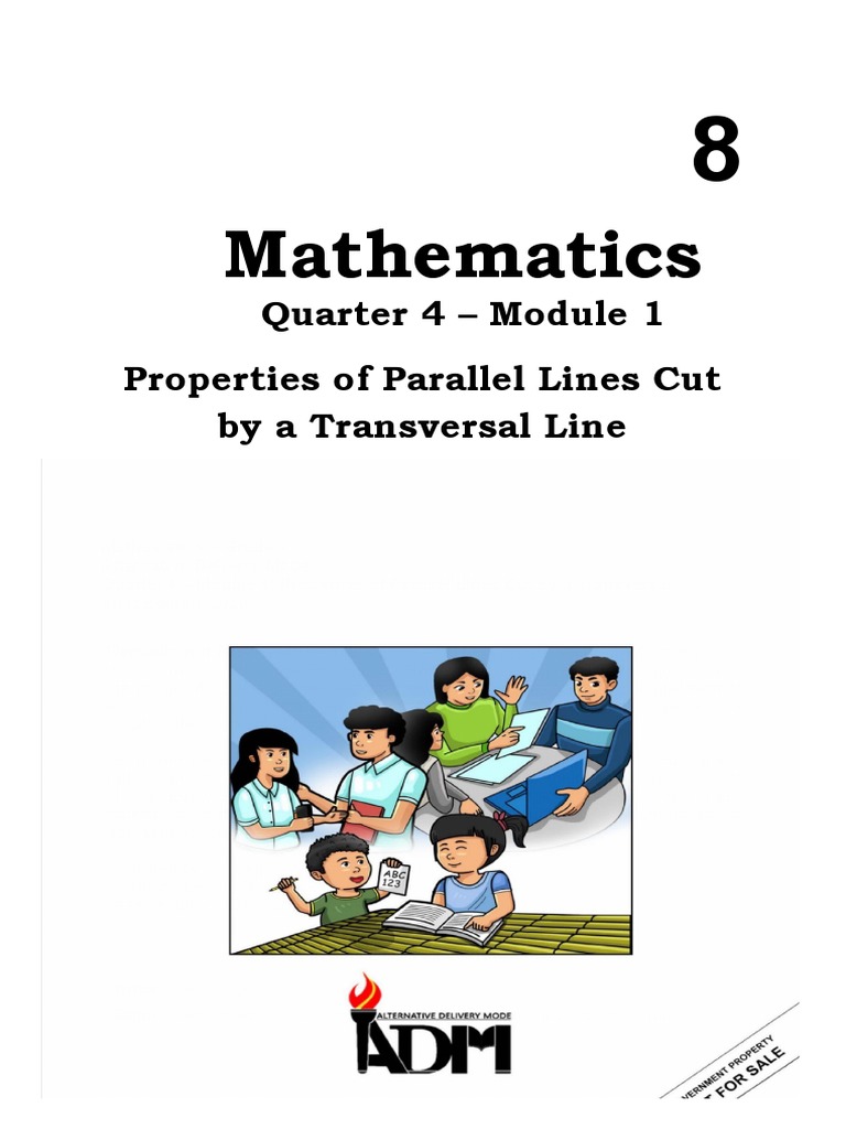 Math 8 Q4 Module 4 New | PDF | Mathematics | Elementary Mathematics