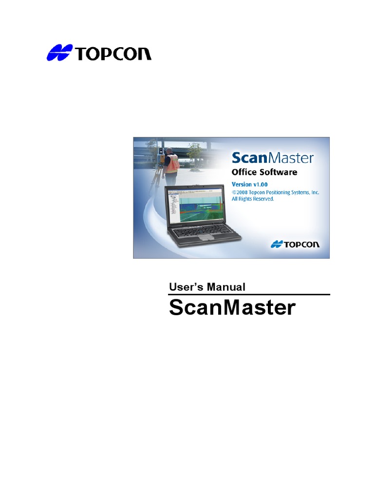 ScanMaster - Instruction Manual - Eng - 2B | PDF | Window (Computing) | Menu (Computing)
