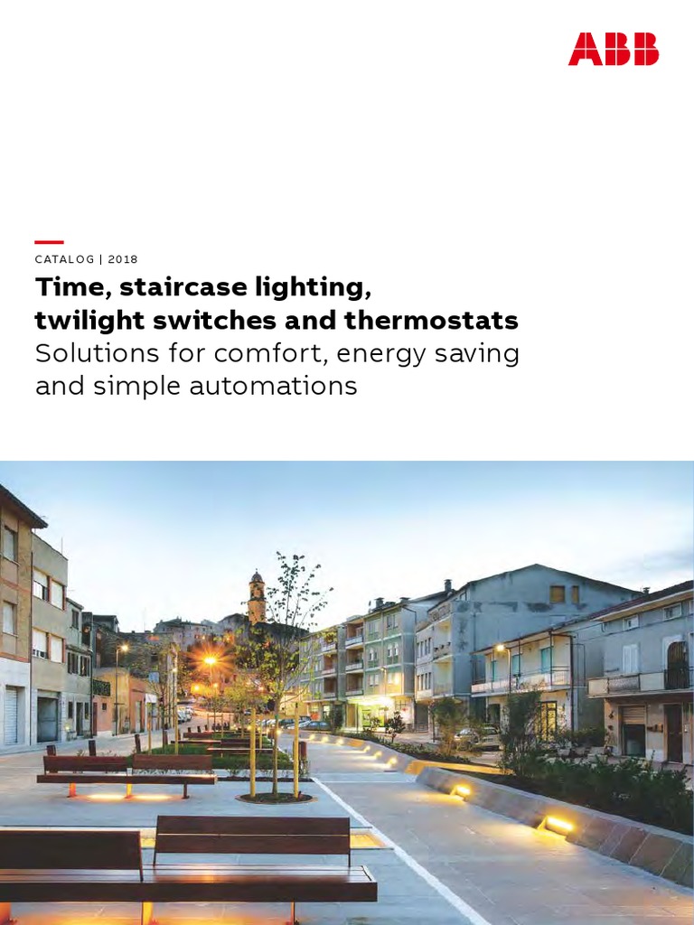 Time Staircase Lighting Catalog - Lowres | Download Free PDF | Alternating Current | Switch