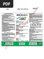 Ficha Tecnica Avaunt EC | PDF | Plaga (organismo) | Insecticida