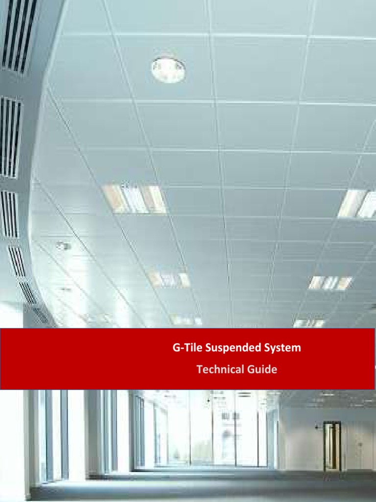 G-Tile Suspended System: Technical Guide | PDF | Building Insulation | Tile